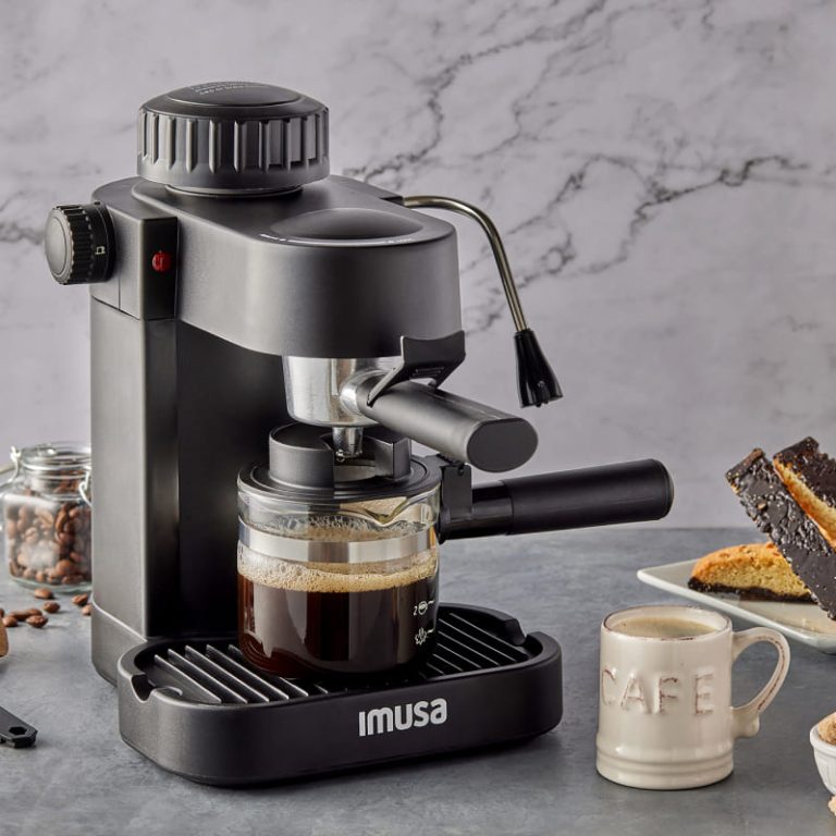 IMUSA 4cup Electric Espresso Cappuccino Maker, Black - Imusa